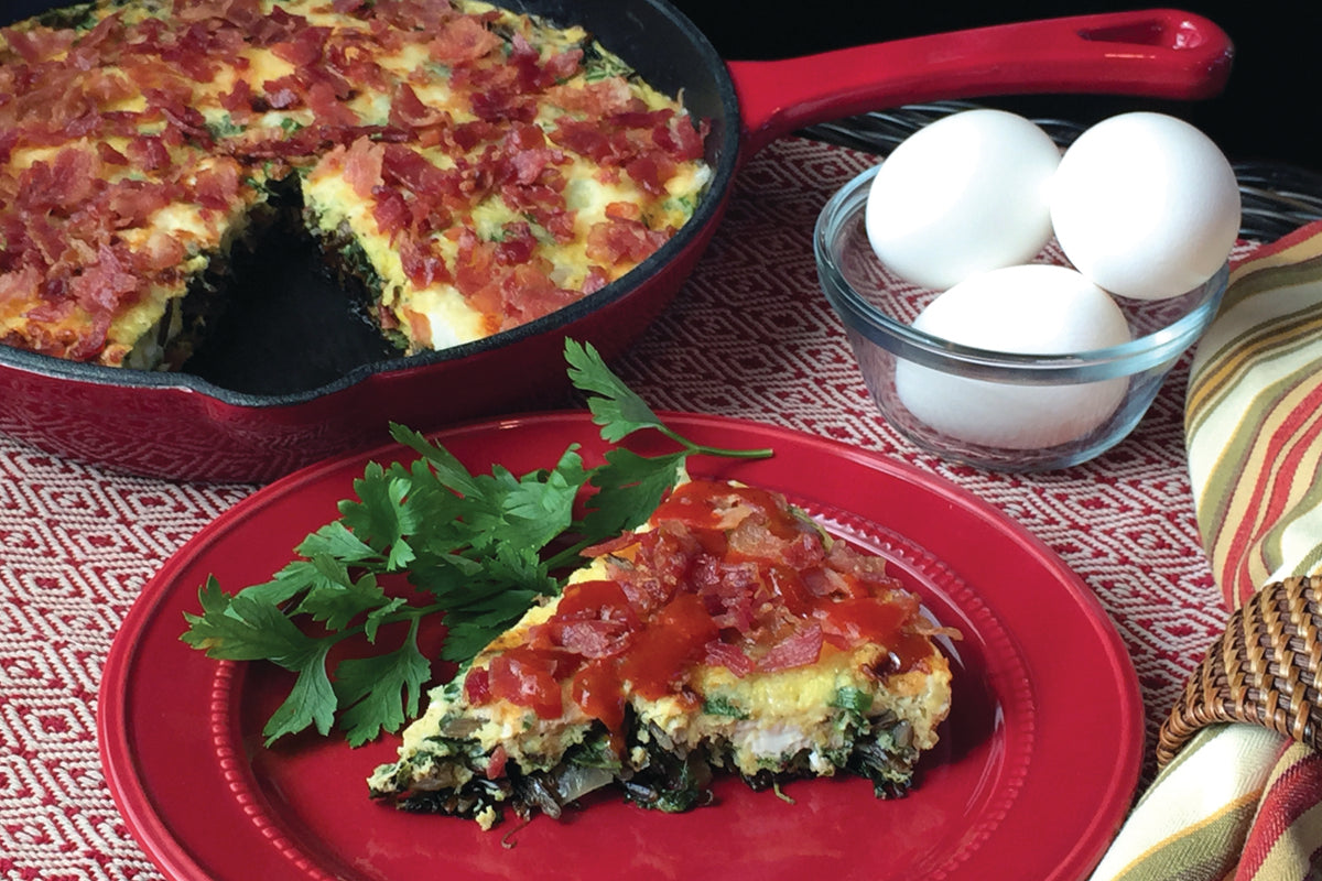 Green Garden Wild Rice Frittata – WildRice.com